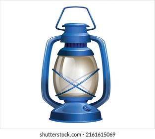 Old Light Lalten Object On White Stock Vector (Royalty Free) 2161615069 ...