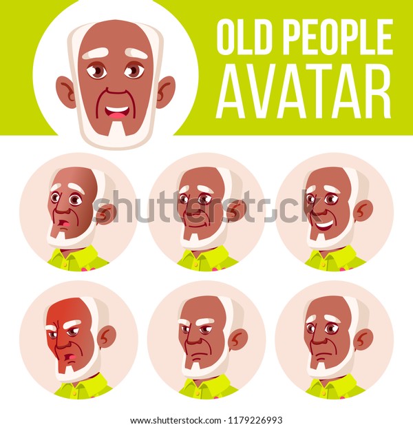 Old Man Avatar Set Vector Black Stock Vector (Royalty Free) 1179226993 Old Man Avatar Set Vector Black Stock Vector (Royalty Free) 1179226993