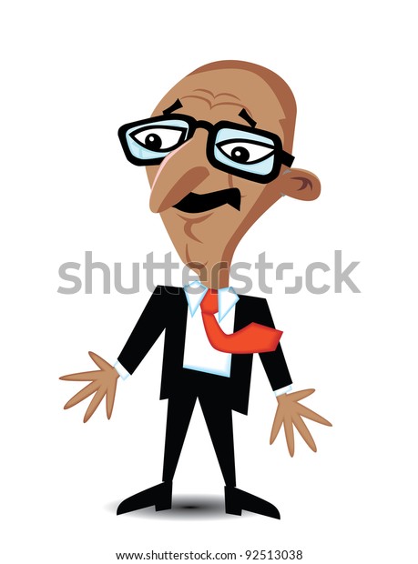 Old Man Business Stock Vector (Royalty Free) 92513038 | Shutterstock