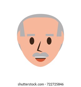 Old Man Head Vector Illustration Stock Vector (Royalty Free) 722725846 ...