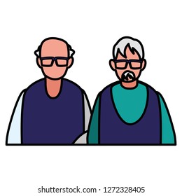 Old Men Design Stock Vector (Royalty Free) 1272328405 | Shutterstock