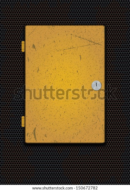 Old Metallic Box Vector Illustration Stock Vector (Royalty Free ...