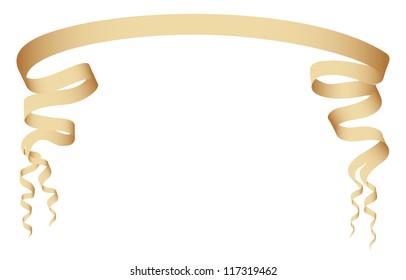 Old Paper Ribbon Vector Illustration Stock Vector (Royalty Free ...