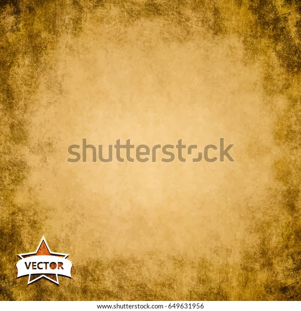 Old Paper Vector Background Stock Vector (royalty Free) 649631956