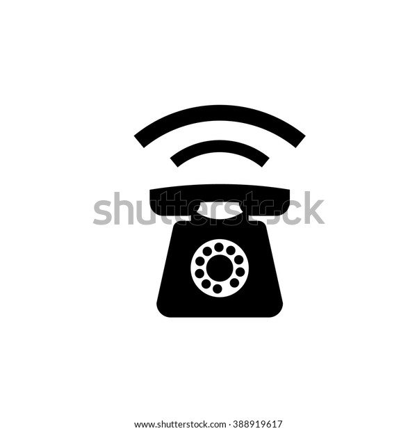 Old Phone Call Stock Vector (Royalty Free) 388919617 | Shutterstock