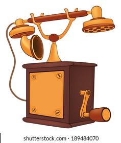 12,282 Old phone cartoon Images, Stock Photos & Vectors | Shutterstock
