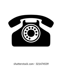 Old Phone Icon Stock Vector (Royalty Free) 321474539 | Shutterstock
