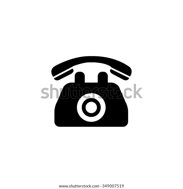 Old Phone Icon Stock Vector (Royalty Free) 349007519 | Shutterstock