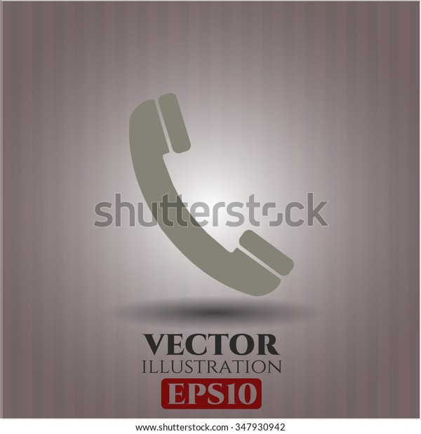 Old Phone Icon Symbol Stock Vector (Royalty Free) 347930942 | Shutterstock