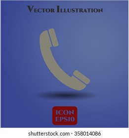 Old Phone Symbol Stock Vector (Royalty Free) 358014086 | Shutterstock