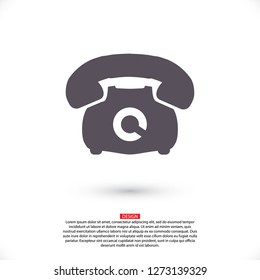 Old Phone Vector Icon Stock Vector (Royalty Free) 1273139329 | Shutterstock