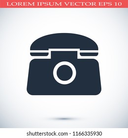 Old Phone Vector Icon Stock Vector Stock Vector (Royalty Free ...