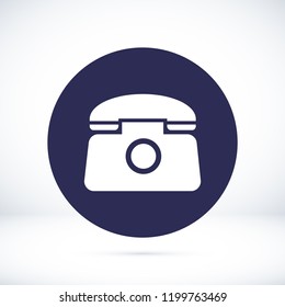 Old Phone Vector Icon Stock Vector Stock Vector (Royalty Free ...