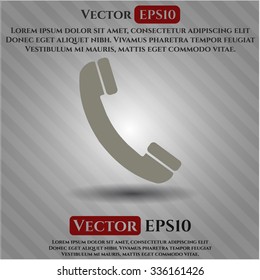 Old Phone Vector Symbol Stock Vector (Royalty Free) 336161426 ...