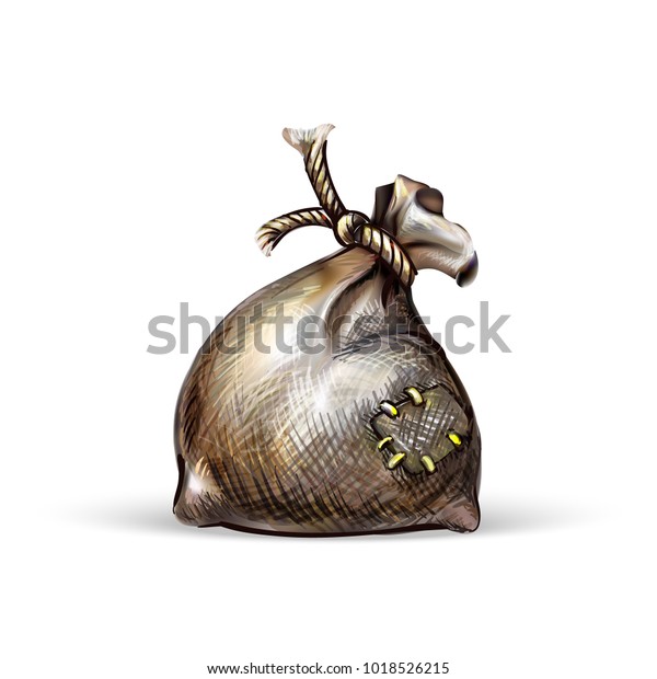 Old Pouches Fabric Old Illustration Vector Stock Vector (Royalty Free ...