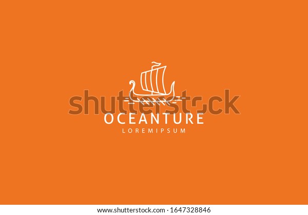 Old Ship Logo Illustration Old Ship Stock Vector (Royalty Free) 1647328846