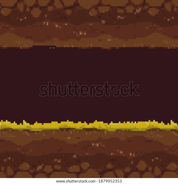 Old Style Pixel Game Pixel Art Stock Vector (Royalty Free) 1879052353 ...