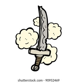 Old Sword Cartoon Stock Vector (Royalty Free) 91353317