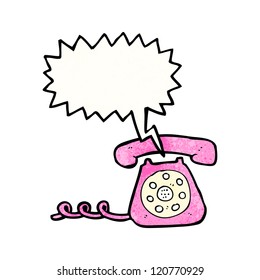Old Telephone Ringing Cartoon Stock Vector (Royalty Free) 120771151