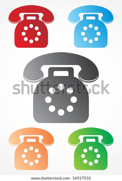 Old Telephone Signs Stock Vector (Royalty Free) 56927032 | Shutterstock