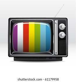 Old 12 Portable Television Color Bars Stock Photo (Edit Now) 100677481