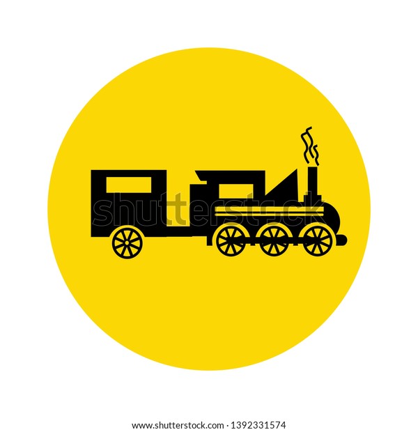 Old Train Icon Modern Concept Classic Stock Vector (Royalty Free ...