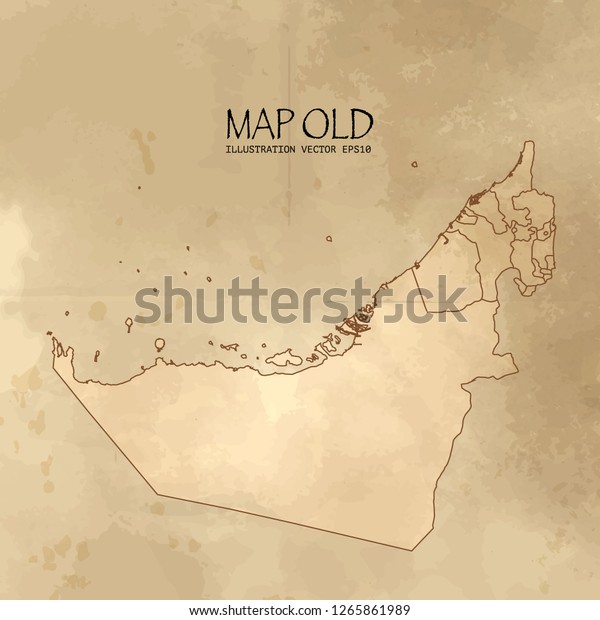 386 Emirates Old Map Images, Stock Photos & Vectors | Shutterstock