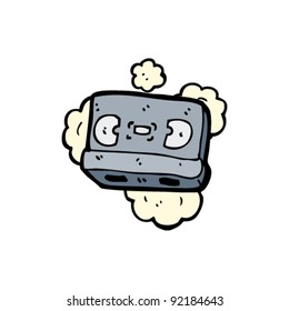 Cartoon Video Tape Stock Illustration 104962616
