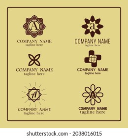 Old Vintage Classic Vector Logo Collection Stock Vector (Royalty Free ...