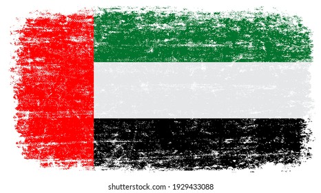 Old Vintage Flag Uae Stock Vector (Royalty Free) 1929433088 | Shutterstock
