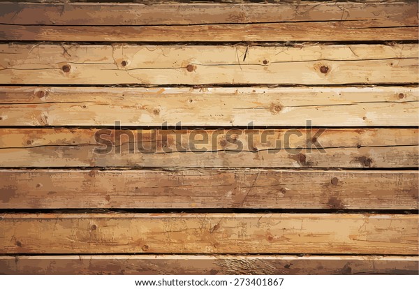 Old Wooden Wall Vector Stock Vector (Royalty Free) 273401867 | Shutterstock