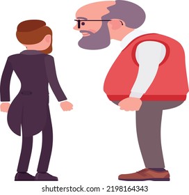 Old Yang Man Model Nice Short Stock Vector (Royalty Free) 2198164343 ...