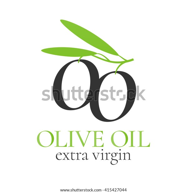 Olive Oil Vector Label Logo Emblem Stock Vector (Royalty Free) 415427044