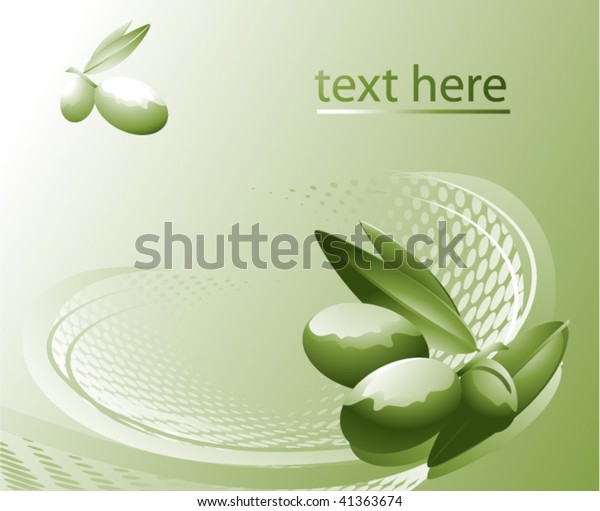 Olives Background Stock Vector (Royalty Free) 41363674 | Shutterstock