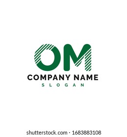 Om Letter Logo Design Om Letter Stock Vector (Royalty Free) 1683883108