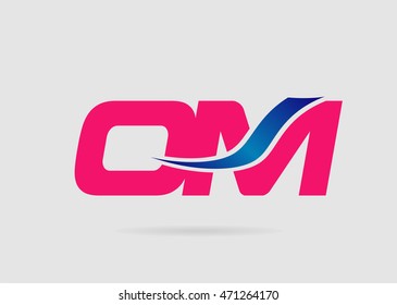 Om Logo Vector Graphic Branding Letter Stock Vector (Royalty Free ...