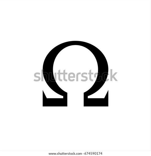 Omega icon in trendy flat style isolated on background. Web Omega icon ...
