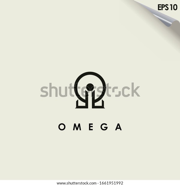 Modèle Omega Logo Création Vectorielle. Design : image vectorielle de ...