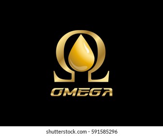 Omega Oil Logo Stock Vector (Royalty Free) 591585296 | Shutterstock