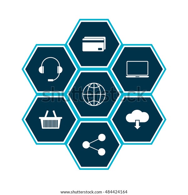 Omni Channel Icon Design Multi Channel Stock Vector (Royalty Free ...
