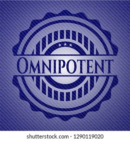 Omnipotent Emblem Jean High Quality Background Stock Vector (Royalty ...