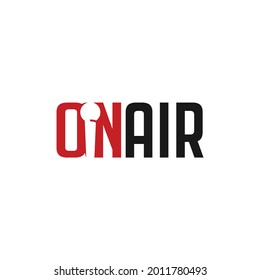 On Air Sign Studio Logo Design Stock Vector (Royalty Free) 2011780493 ...