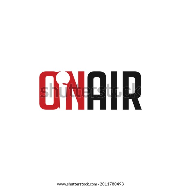 On Air Sign Studio Logo Design Stock Vector (Royalty Free) 2011780493 ...