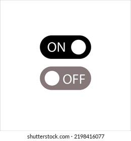 On Off Icon Vector Illustration Symbol Stock Vector (Royalty Free ...