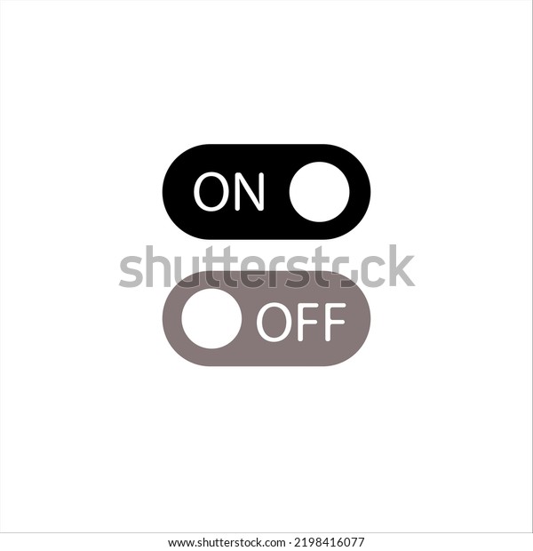 On Off Icon Vector Illustration Symbol Stock Vector (Royalty Free ...