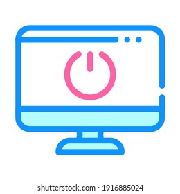 On Off Operating System Color Icon Stock Vector (Royalty Free ...