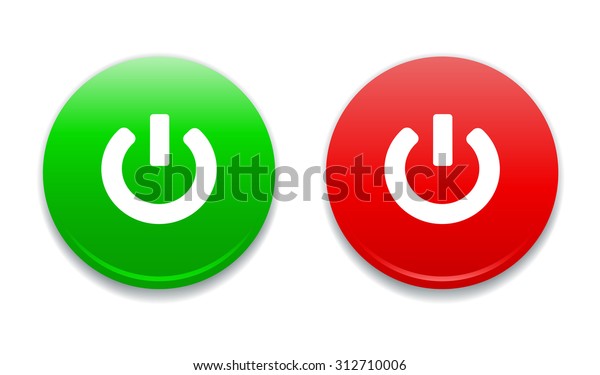On & Off Round Icons
