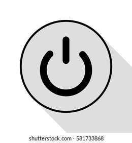 On Off Switch Sign Black Icon Stock Vector (Royalty Free) 581733868