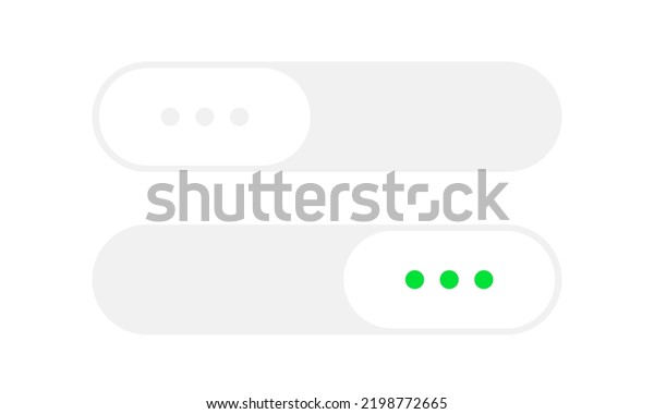 On Off Tumbler User Interface Template Stock Vector (Royalty Free ...