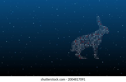 On Right Hare Symbol Filled White Stock Vector (Royalty Free ...